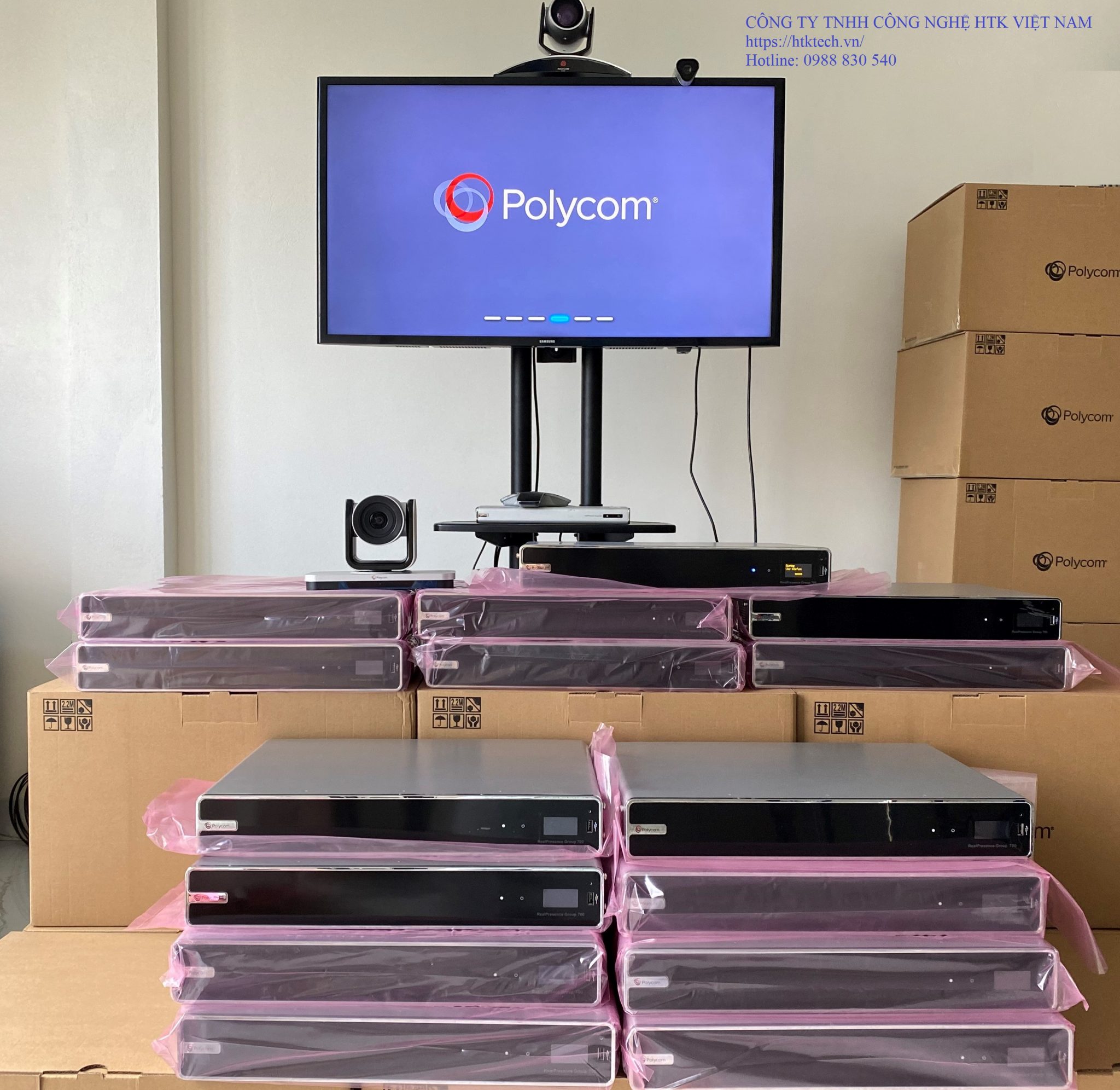 Thiết bị hội nghị truyền hình Polycom Group 700 - CÔNG TY TNHH DỊCH VỤ ...